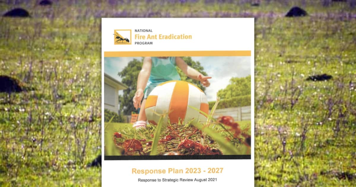 National Fire Ant Eradication Program Response Plan 2023-27