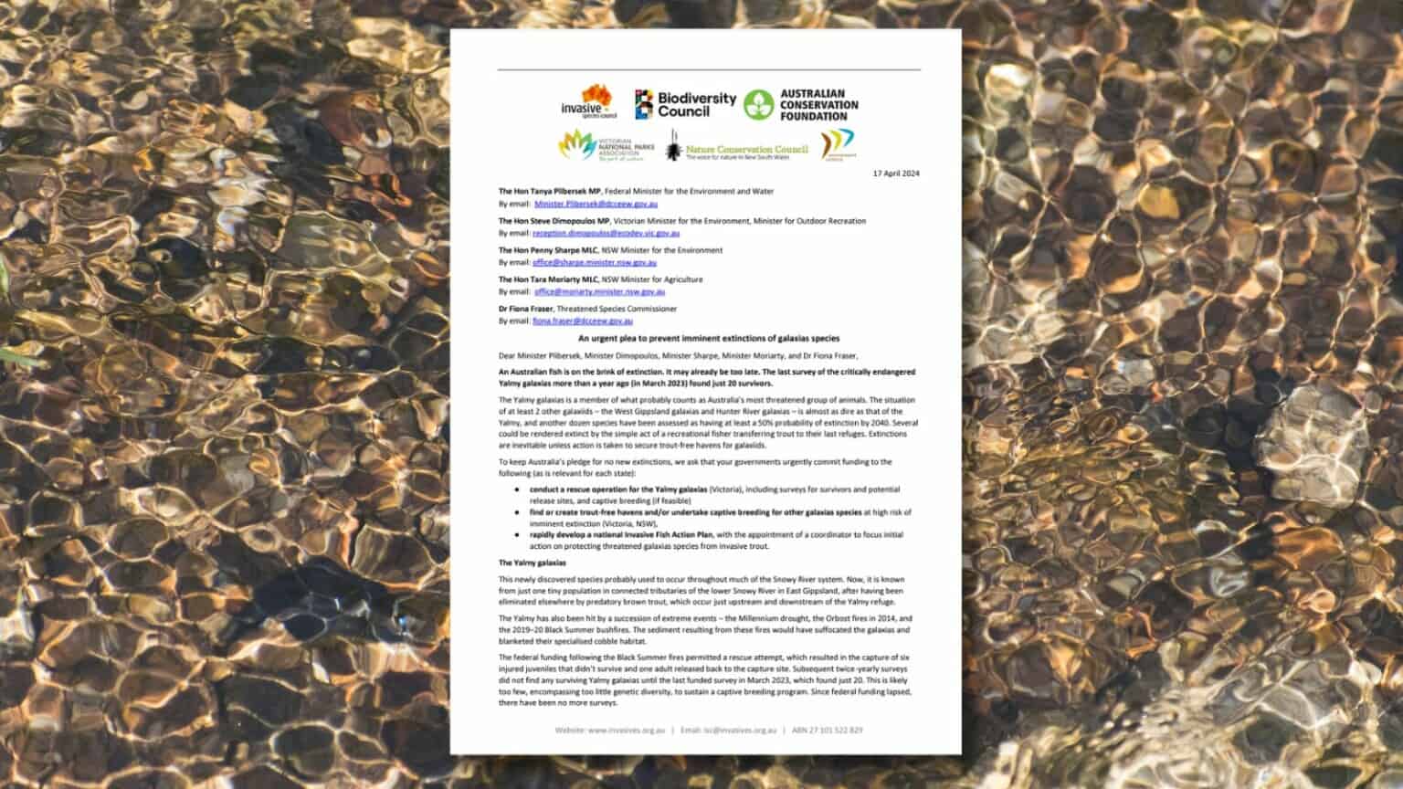 Invasive species in Australia: Fact sheets, submissions and reports